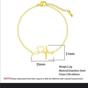 Jewelry | Very Nice Gold Lifeline Stethoscope Bracelet | Poshmark
